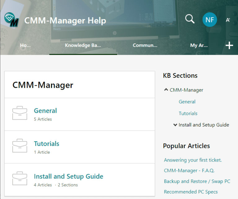FAQ - Frequently Asked Questions - CMM-Manager